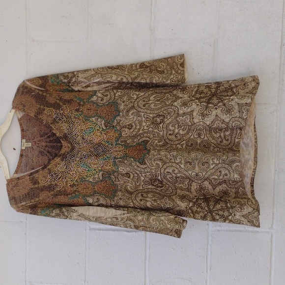 Reba | Sweaters | Reba Made In Usa Rhinestone Sweater V Neck Size Xl ...